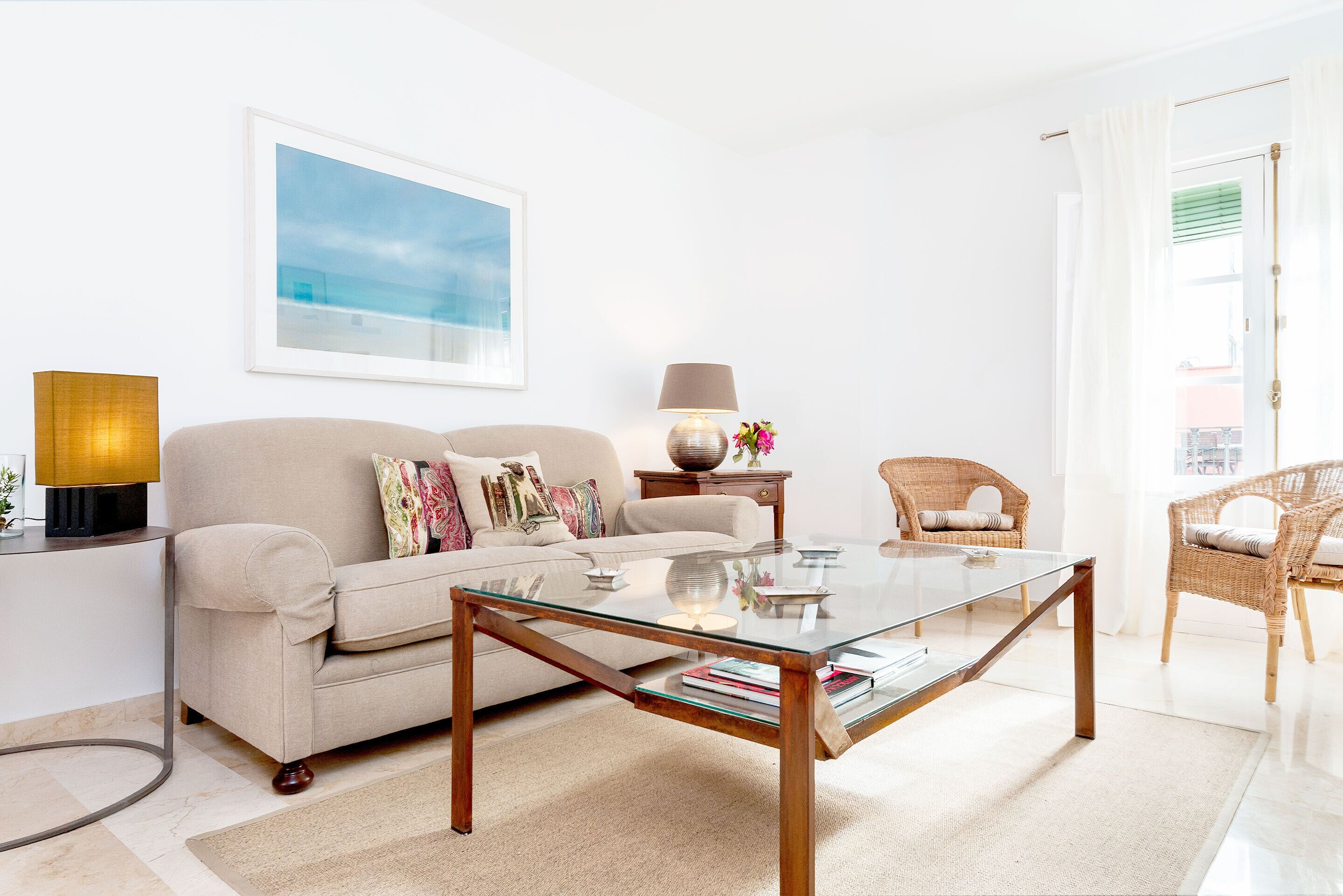 Apartamento | Área de estar | TV 32 polegadas com canais a cabo