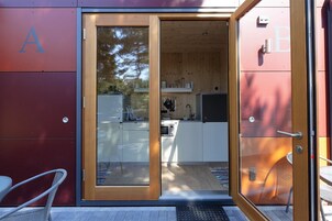 Apartamento Standard | Cozinha privada | Minifrigorífico, uma cafeteira/bule, uma chaleira elétrica