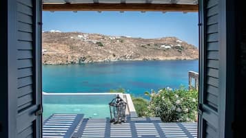 Suite, piscina privativa, vista para o mar (Sunrise) | Vista para a água