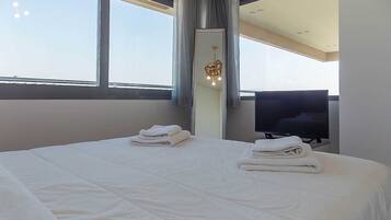 Apartamento Panorâmico | 2 quartos, secretária adequada para computadores portáteis