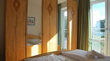 Apartamento, 2 quartos, varanda | 2 quartos, Wi-fi grátis, roupa de cama fornecida