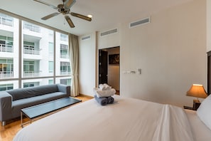 Condo família, 2 quartos, para não fumantes, cozinha | 2 quartos, cortinas blackout, Wi-Fi de cortesia