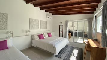 Apartamento luxo, 1 quarto, suíte, vista para o pátio (White) | 1 quarto, roupas de cama de algodão egípcio, roupas de cama premium