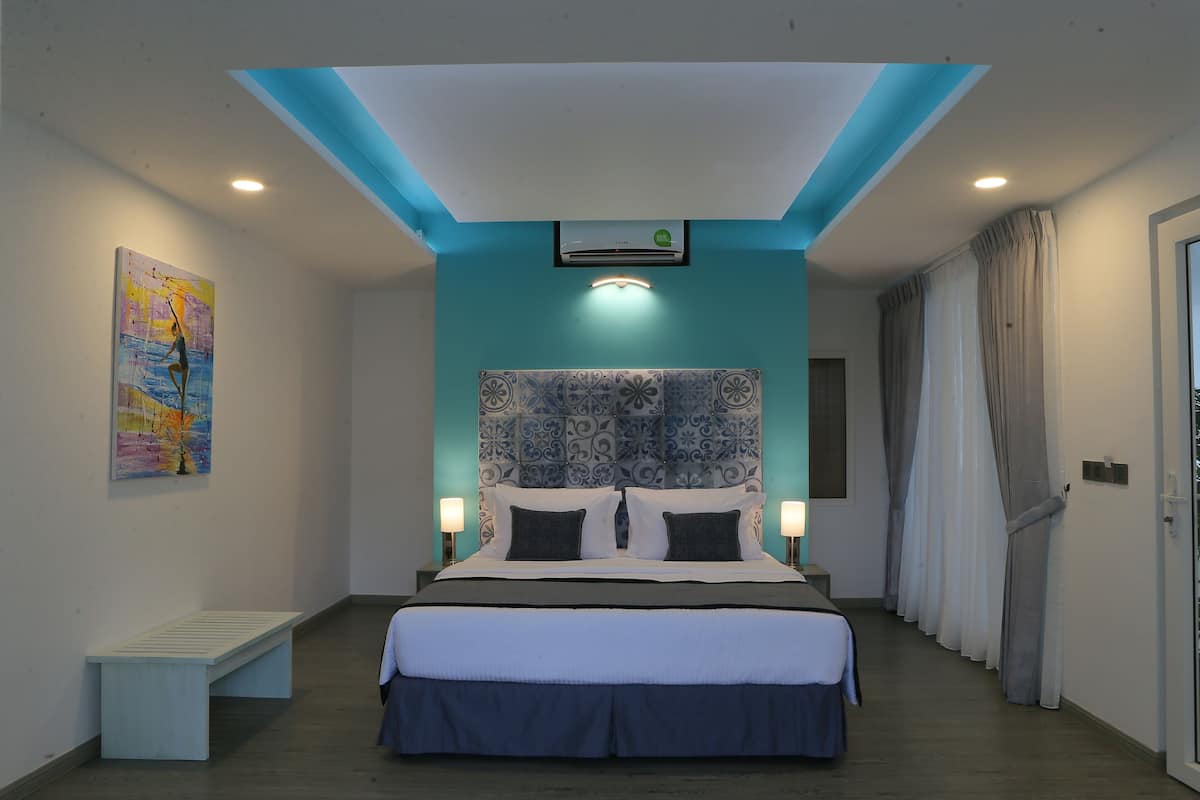Quarto Duplo de Luxo, vista para o jardim | 1 quarto, lençóis italianos Frette, roupa de alta qualidade