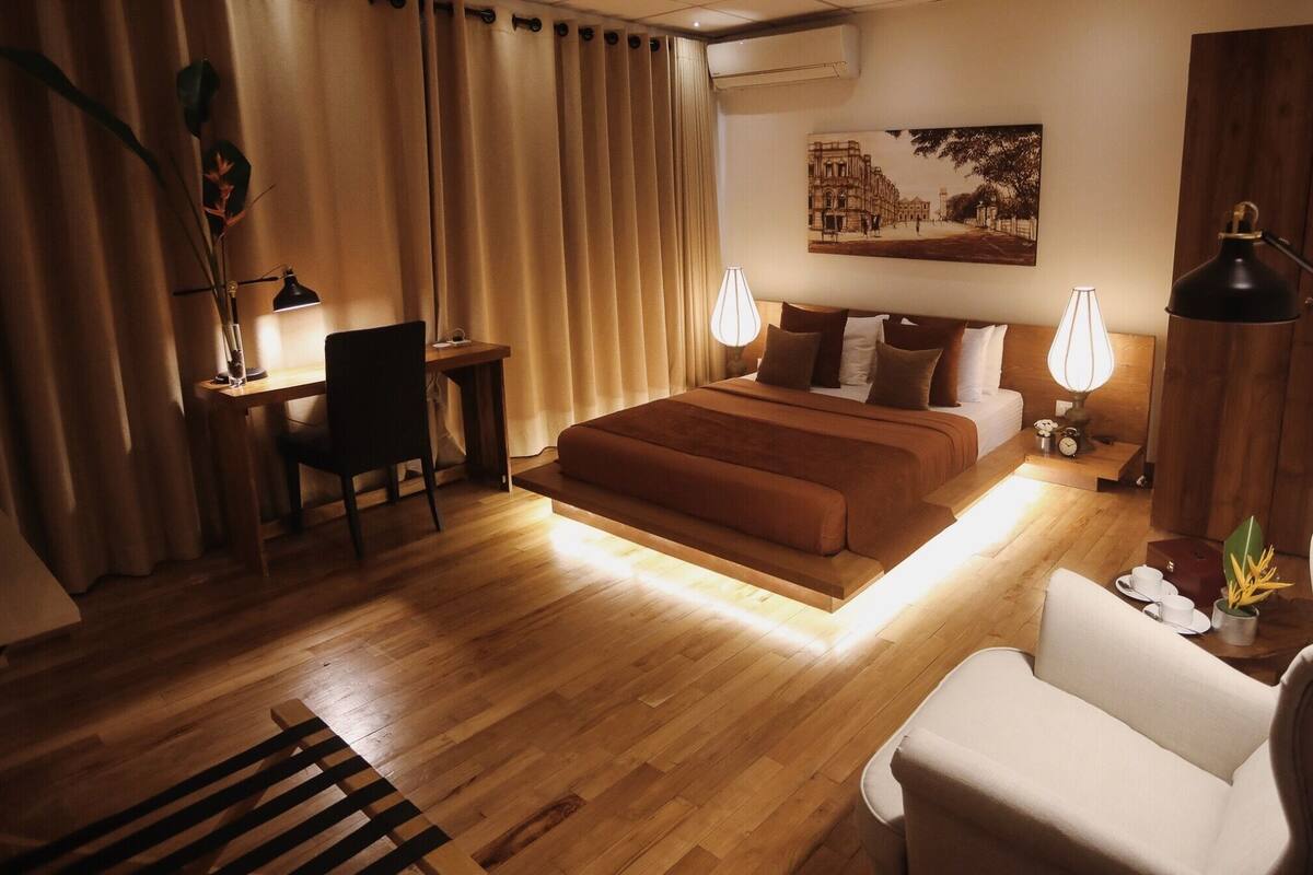 Quarto Duplo Deluxe | Cofre no quarto, quartos insonorizados, ferro/tábua de engomar 