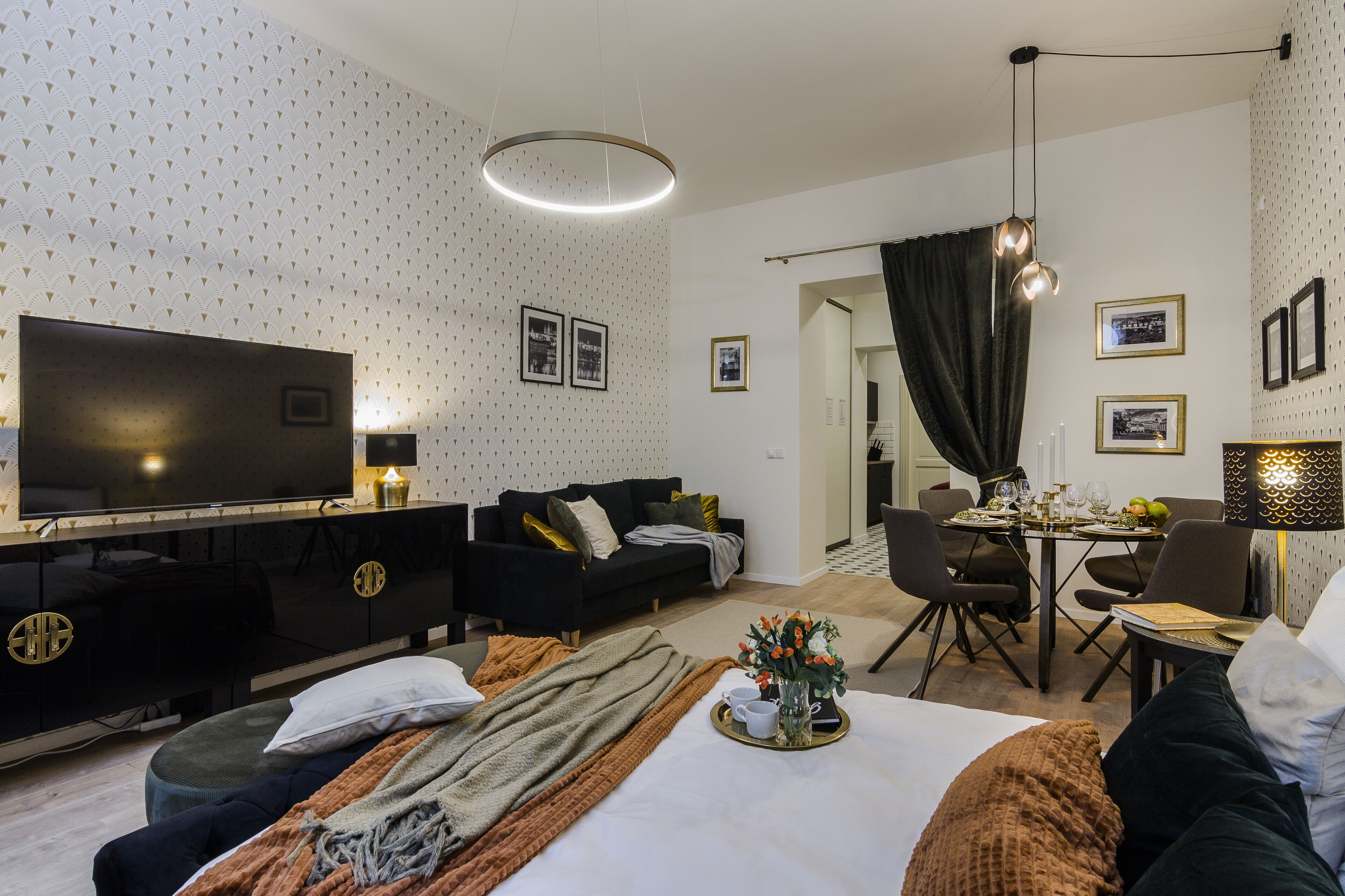 Apartamento Comfort | Cortinas/cortinados opacos, ferro/tábua de engomar, berço de viagem 