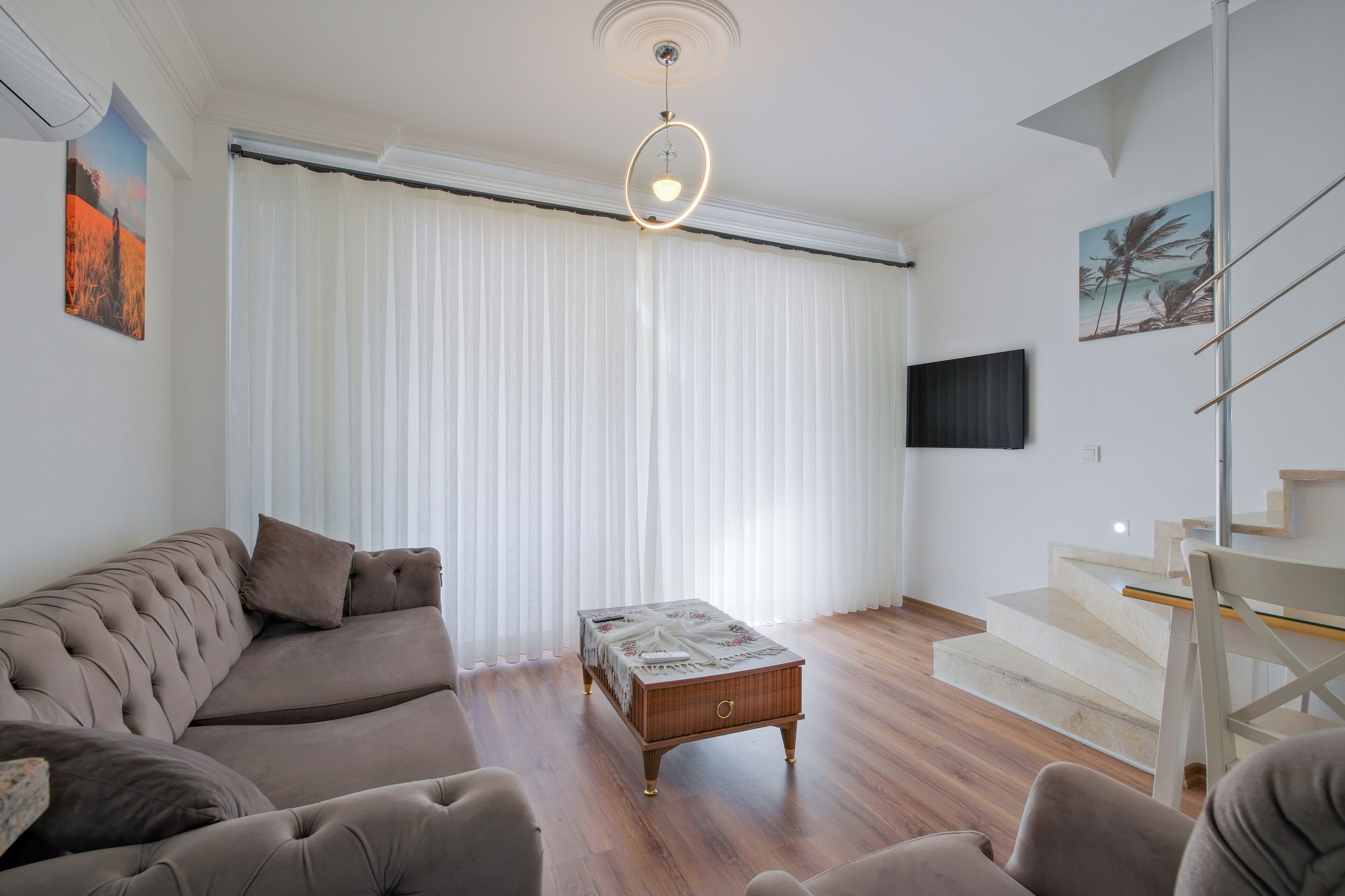 Fethiye çAlış'da Denize Sıfır öZel Plajlı Lüks Daire - 費特希耶