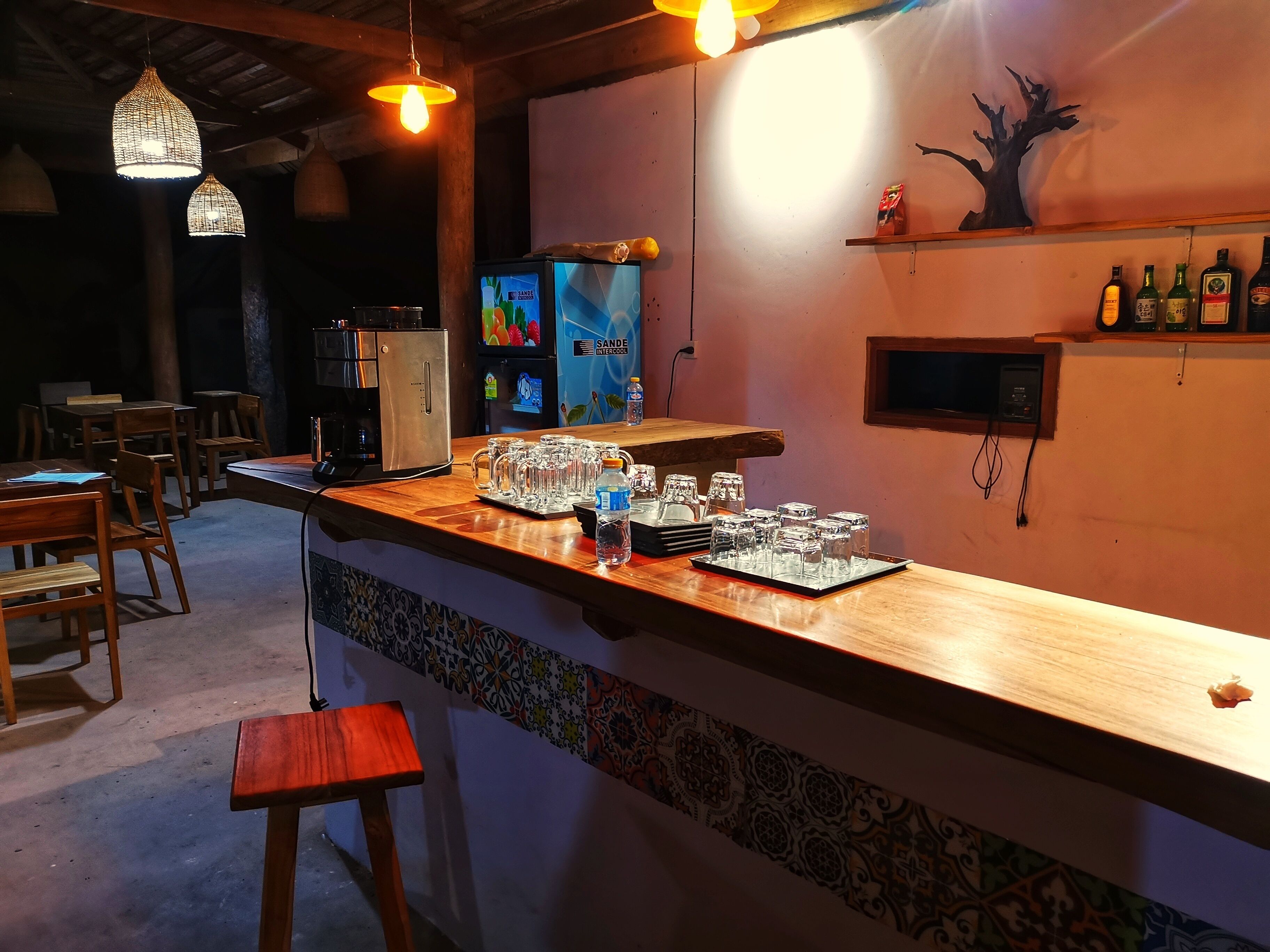 Café da manhã, almoço e jantar