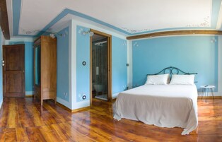 Quarto casal (Azzurra) | Wi-Fi de cortesia, roupa de cama