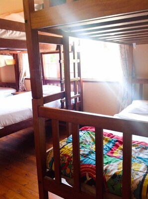 Dormitório Partilhado Básico, em dormitório misto (Kilimanjaro) | Cortinas/cortinados opacos, ferro/tábua de engomar, camas desdobráveis