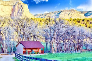 Cabana de Madeira Premium (Cottonwood Cabin) | Terrenos do alojamento