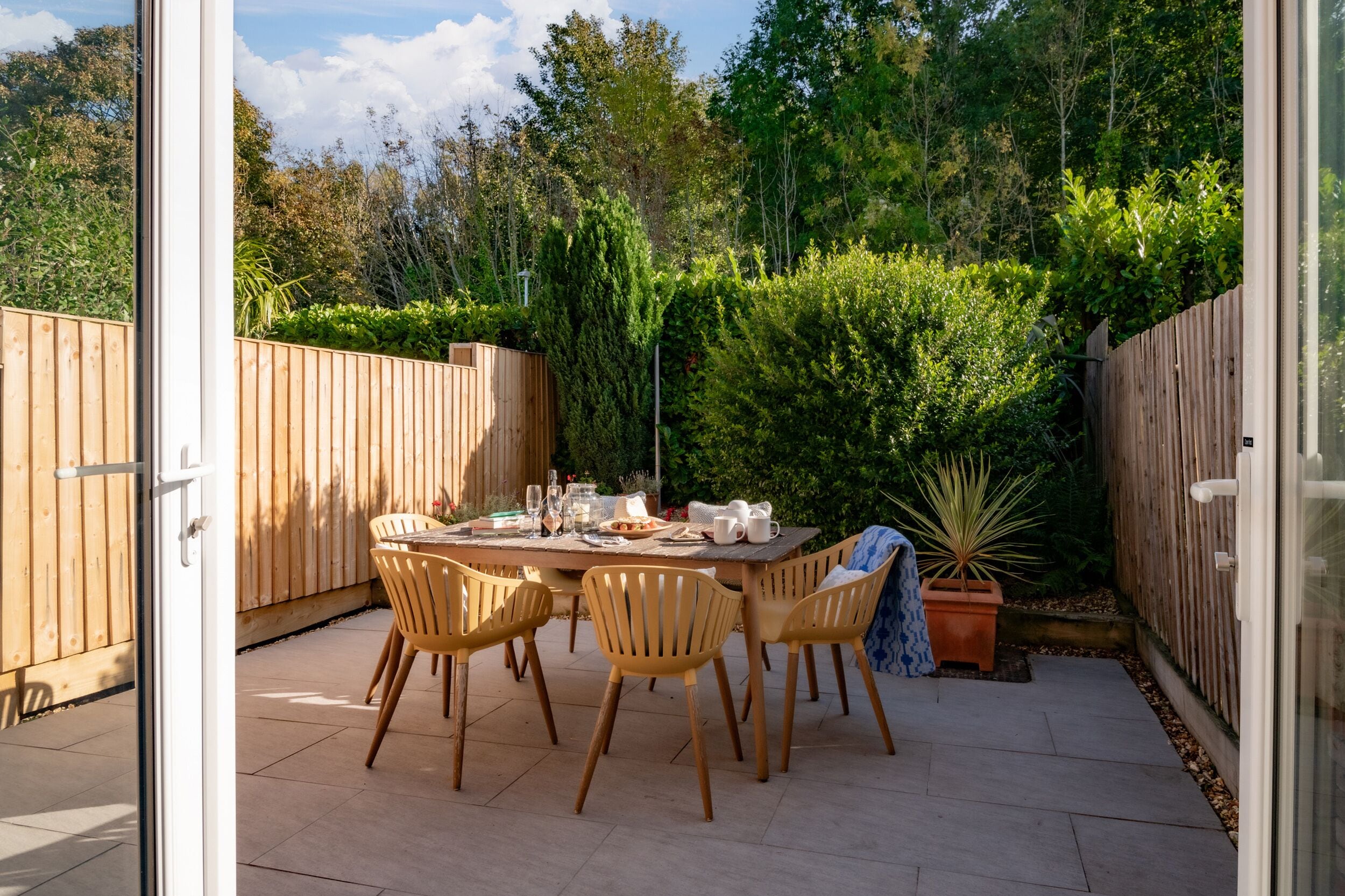 Opções para refeição ao ar livre