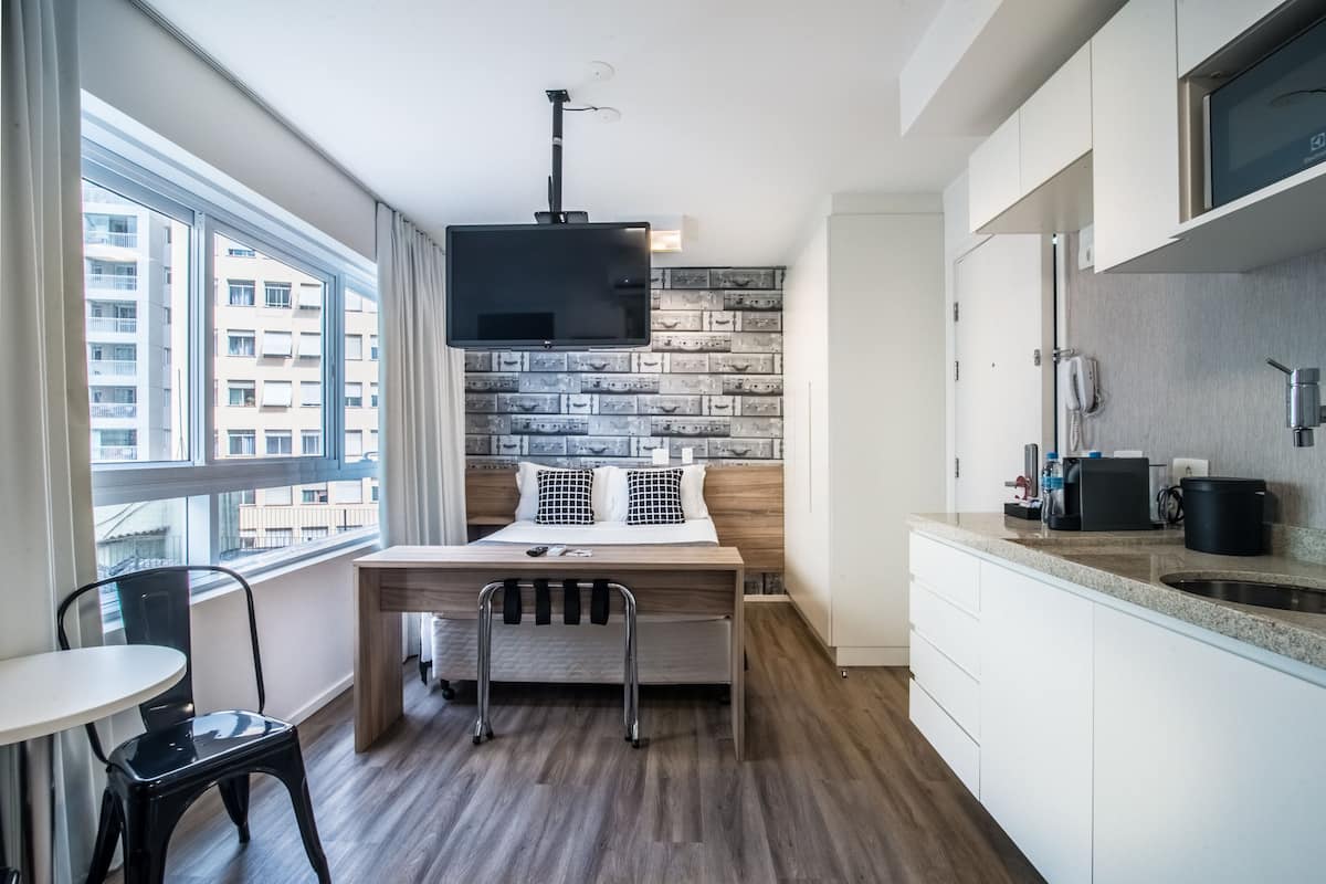 Estúdio Superior (216945) | 1 quarto, roupa de alta qualidade, minibar, secretária