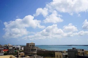 Vista para a cidade desde o alojamento