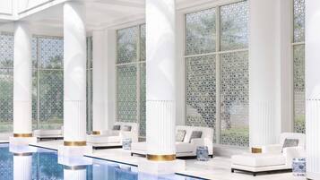 Piscina interior, piscina exterior