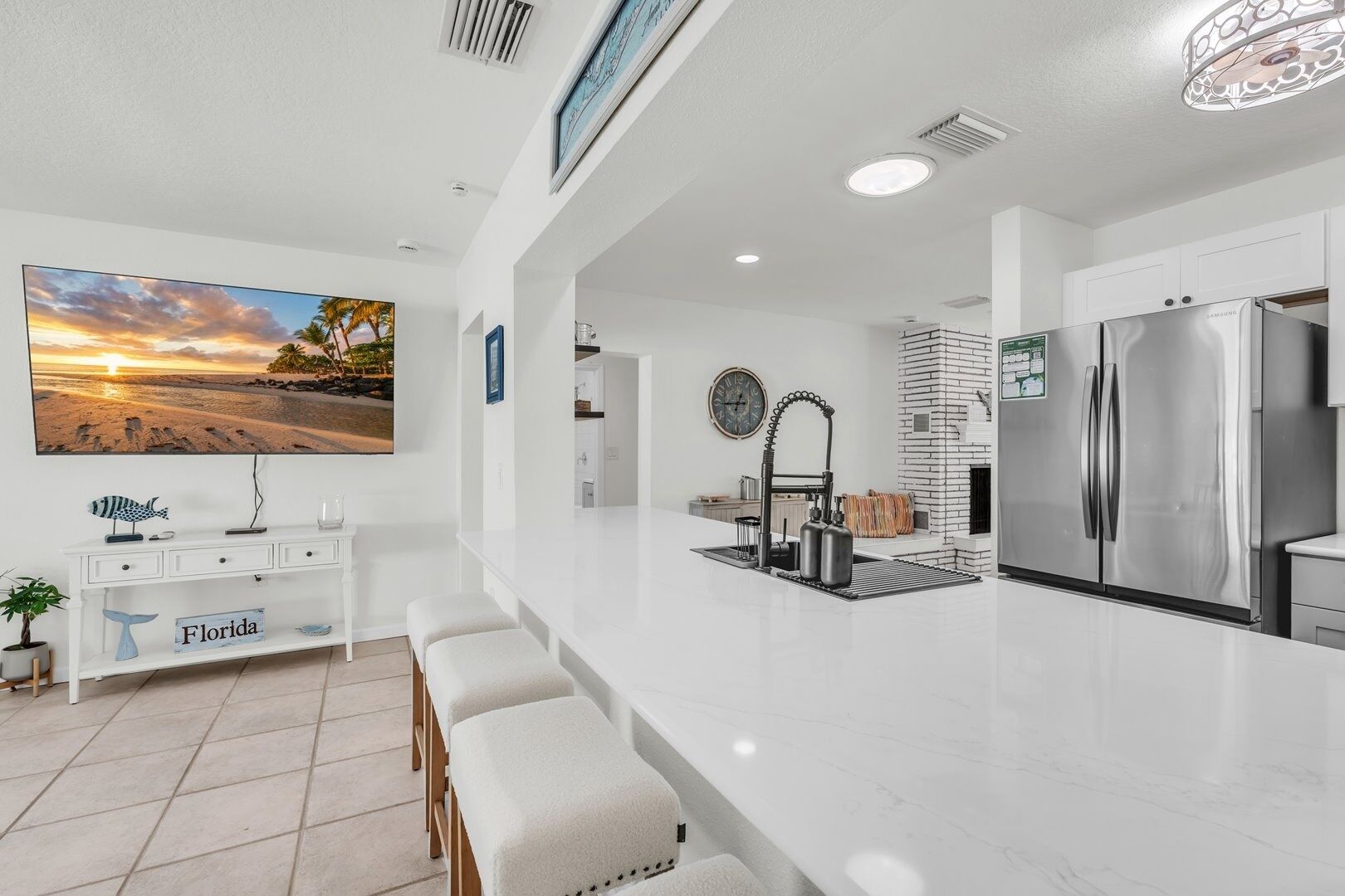 Casa, 3 quartos | Cozinha privada | Um frigorífico, um micro-ondas, uma cafeteira/bule, uma torradeira 