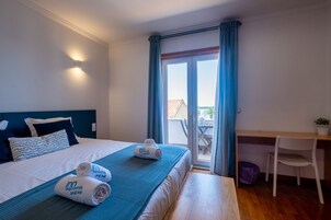 Quarto Duplo ou Twin, casa de banho privativa | Roupa de alta qualidade, roupa de cama fornecida 