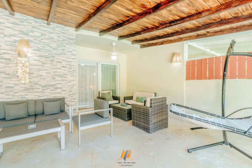 Villa Individuelle 150m Plage - Piscine Privée - Jardin - Bbq Wifi Gratuit - République dominicaine