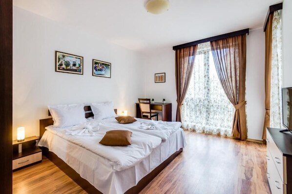 Estúdio (8) | 1 quarto, ferro/tábua de engomar, Wi-fi grátis, roupa de cama fornecida 