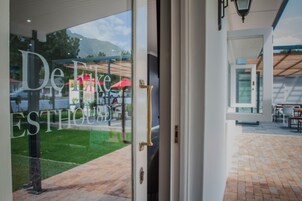 Entrada do alojamento