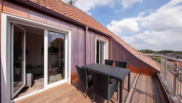Apartamento panorâmico | Sacada