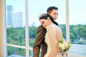 Área interna para casamento