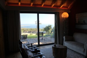 Quarto Twin, terraço, vista para o mar (Malvasia) | Vista para a praia ou o mar