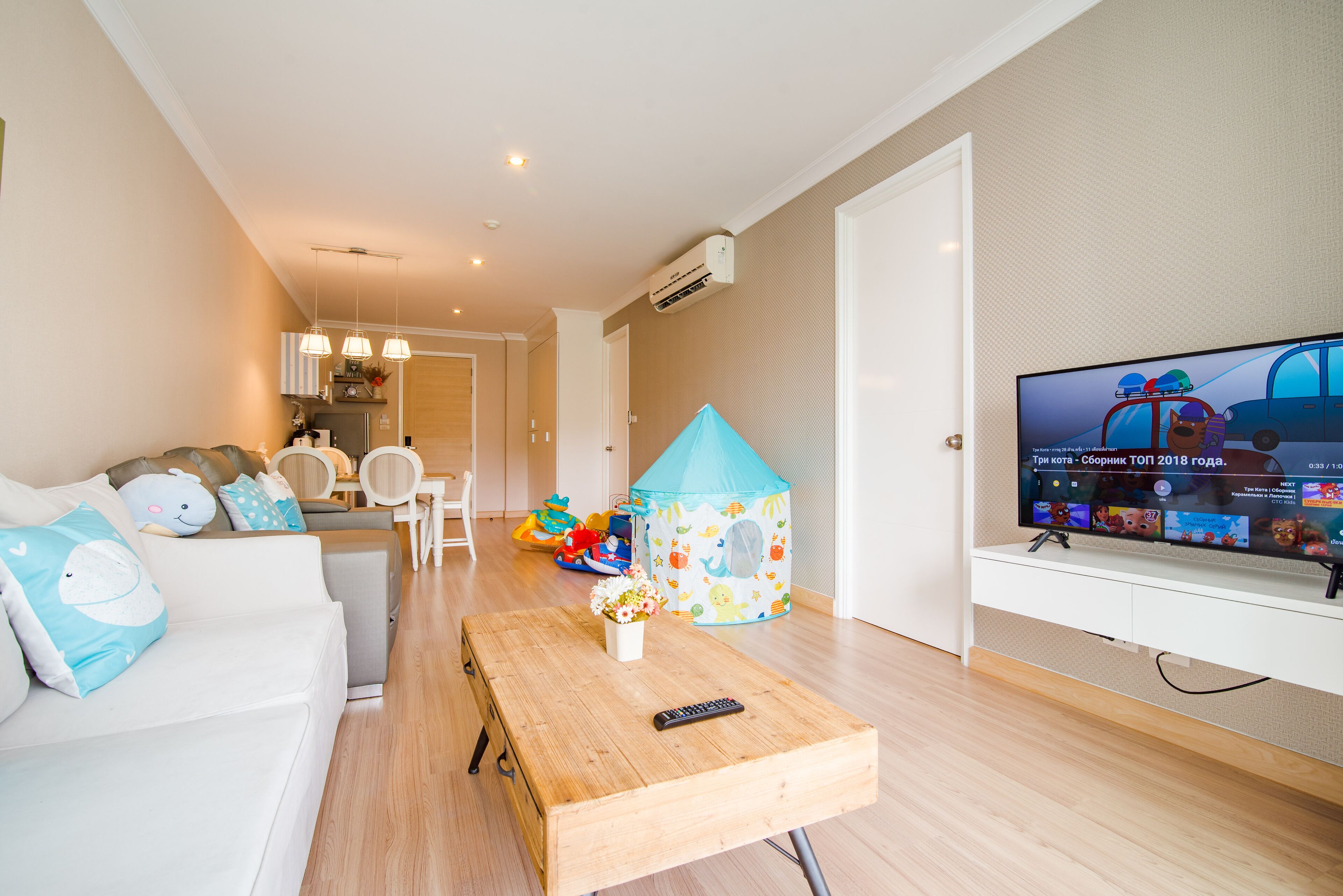 Cozy 3br Family Condo In Hua Hin Free Water Park Walk To Beach And Cicada Market - Hua Hin