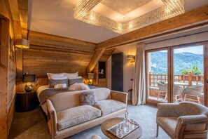 Quarto casal família | Camas Select Comfort, frigobar, cofres nos quartos