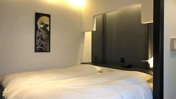 Quarto Tradicional (Japanese Style Modern Twin) | Ferro/tábua de engomar, Wi-fi grátis