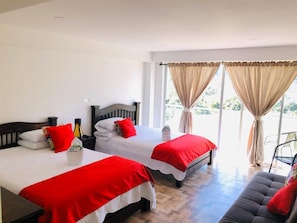Quadruple Room | Wi-Fi de cortesia, roupa de cama, acesso para cadeiras de rodas