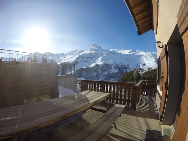 Les Menuires - 110 M² Großes Chalet, 200 M Von Den Skipisten Entfernt - Les Menuires