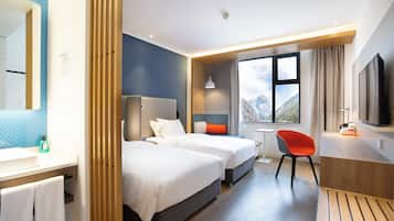 Quarto Standard, 2 camas individuais, vista para a montanha