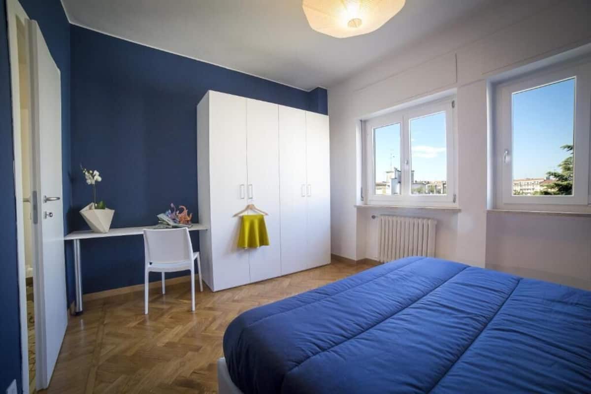 Apartamento básico, 1 quarto, sacada (Bilocale Basic) | Roupas de cama premium, edredons de pluma, Wi-Fi de cortesia