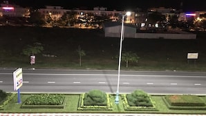 Vista para o campo desde o alojamento