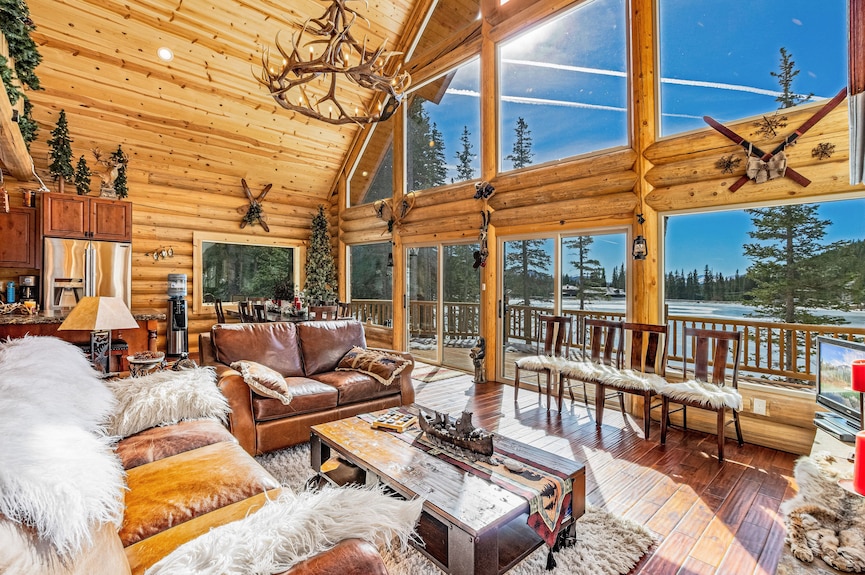 Colorado Log Home An Der Küste Von Silver Lake - Colorado