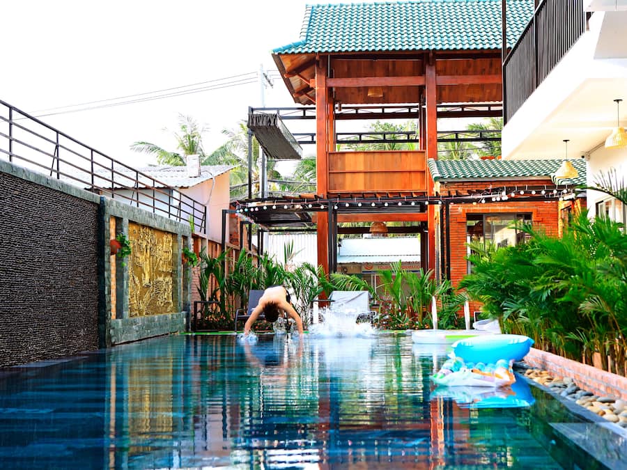 Bar à beira da piscina