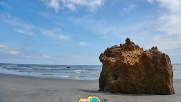 Uma praia privada, praia de areia branca