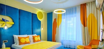 Quarto Duplo Deluxe | Lençóis italianos Frette, roupa de alta qualidade
