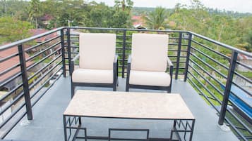 Terraço no piso superior