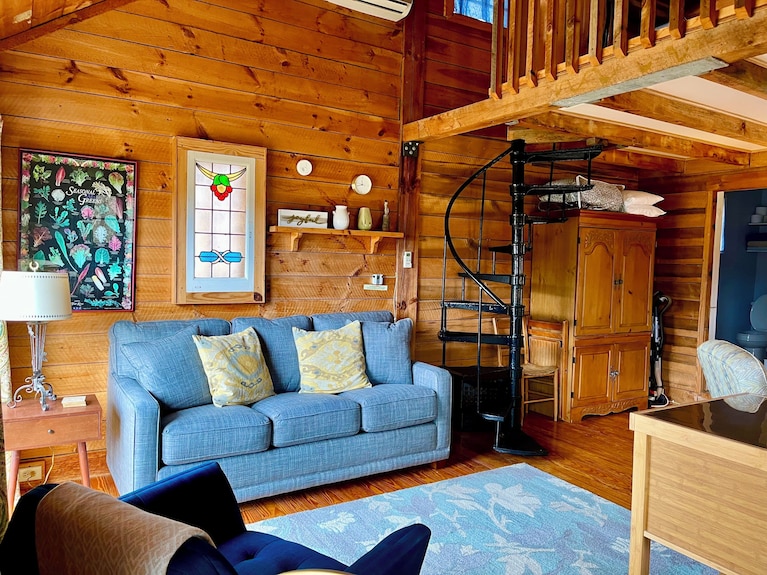 Broadwing Farm Cabins -Pine Cabin- Hot Tub With Mineral Water - Hot Springs, NC