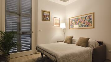 Apartamento, 1 quarto | 1 quarto, ferros/tábuas de passar roupa, Wi-Fi de cortesia