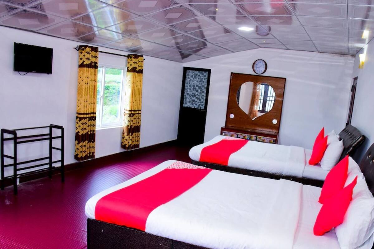Com mobília individualizada, roupa de cama fornecida 