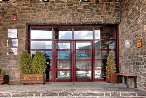 Entrada do alojamento