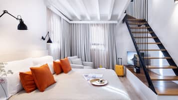 Duplex Preferential Suite | 1 quarto, cofre com capacidade para portátil, secretária