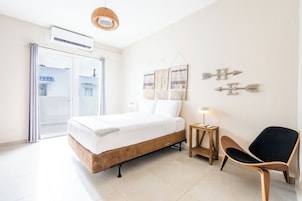 Apartamento, varanda (2B) | Vista do quarto