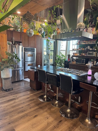 Espaço de cozinha partilhado. Dream catcher