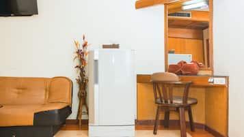 Quarto duplo superior | 1 quarto, escrivaninha, Wi-Fi de cortesia, roupa de cama
