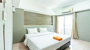 Quarto Standard (King) | Secretária, Wi-fi grátis, roupa de cama fornecida