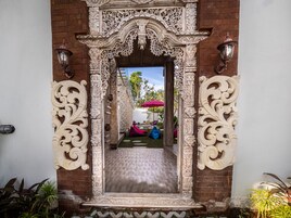 Entrada do alojamento